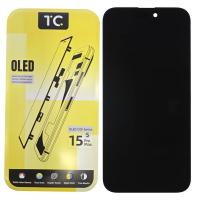 iPhone 15 Pro Max Touch+Lcd+Frame Black TC Oled Hard – Phonepartseurope