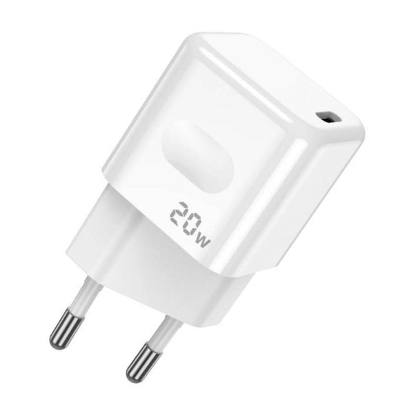 JELLICO Travel charger - C86 20W PD USB-C white – Phonepartseurope
